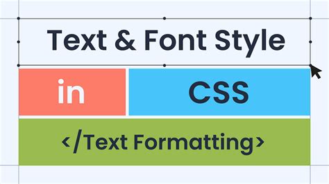 Text And Font Style In Css And Css3 Texvn Medium