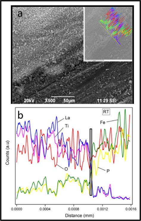 The Sem Micrographs Of The Sandwich Sample At Room Temperature Before
