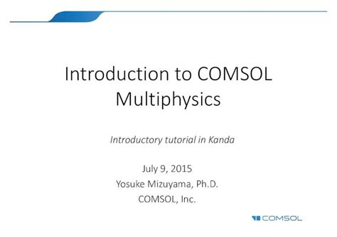 pdf introduction to comsol multiphysics kesco · introduction to