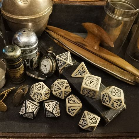 Rpg Icons Dice Set Seth Skorkowsky 10 Pieces Rpg Set