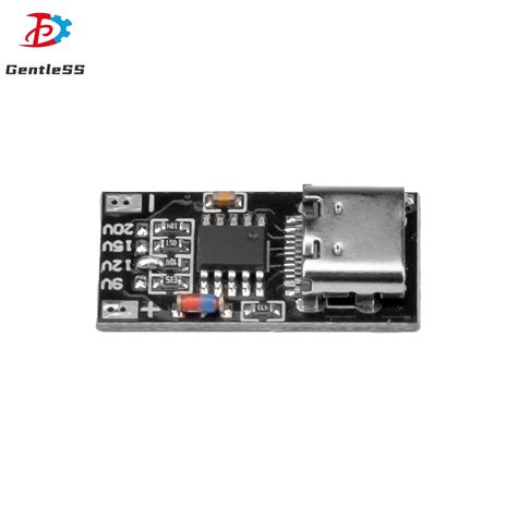 USB C PD Trigger Board Module PD QC Decoy Board Fast Charge USB Type C To 12v DC Boost Module