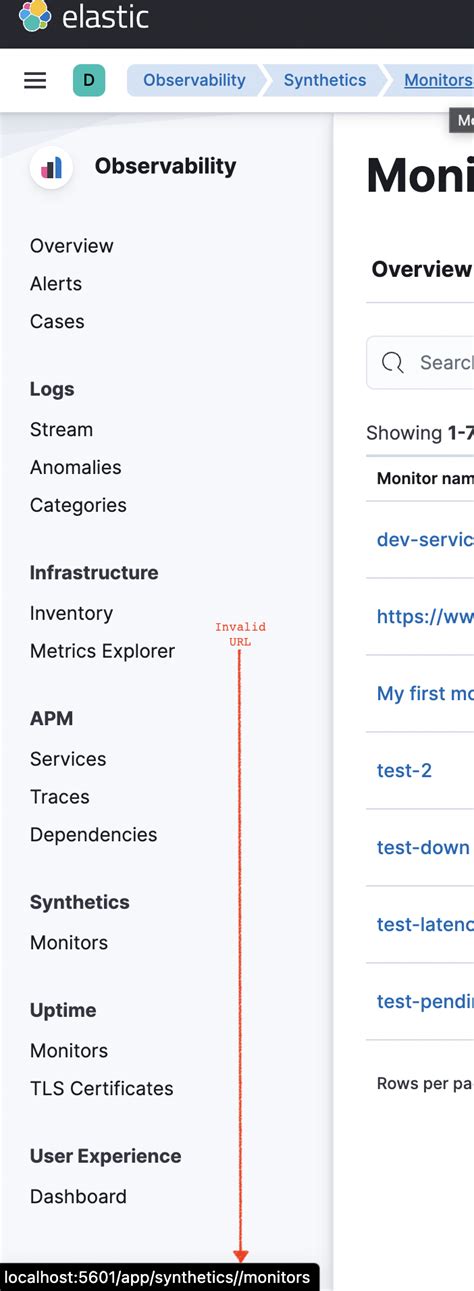 Synthetics `monitors` Breadcrumb Path Is Invalid · Issue 145433 · Elastickibana · Github