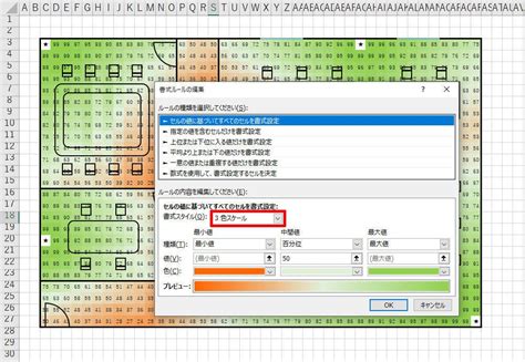 ヒートマップ図面をExcelで作成するには 作り方で変わるExcelグラフ実践テク 30 TECH テックプラス