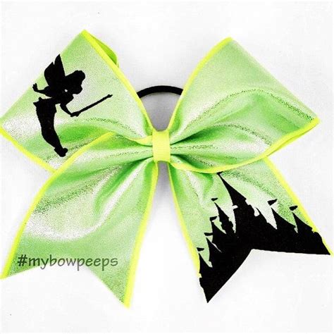 Tinkerbell Cheer Bow Cheer Bows Bows Bows For Sale