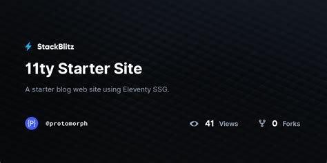 Ty Starter Site Stackblitz
