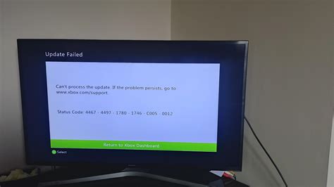Update Error Code Help R Xbox360
