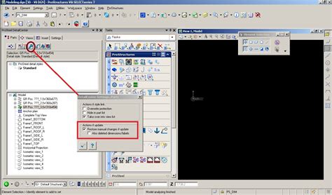 prostructures how to update detailing center drawing without