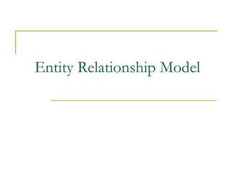 Entity Relationship Diagram Erd Dbmspptx