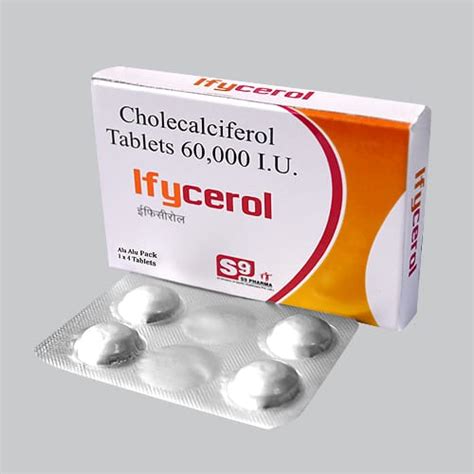 Cholecalciferol 60000 Iu Chewable Tablets Sanify Healthcare Pvt Ltd