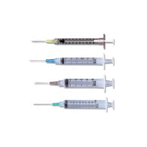 BD Hypodermic Syringe PrecisionGlide Needle 3 X 20g X 1 5 In