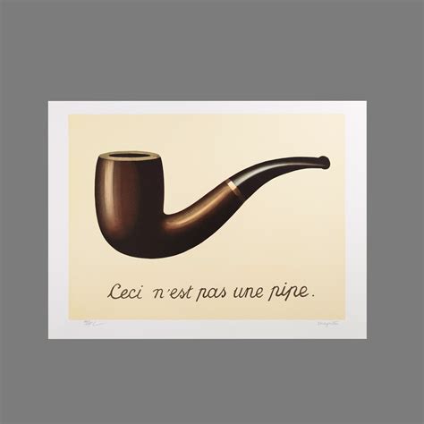 René MAGRITTE La Trahison des Images The Treachery of Images