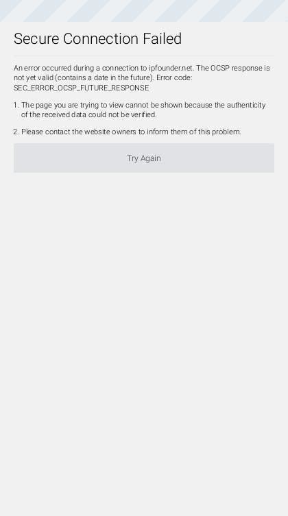 Ipfounder Net Site Is Not Usable Issue Webcompat Web Bugs GitHub