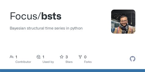 Github Focus Bsts Bayesian Structural Time Series In Python