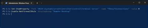 Windows 10 で Powershell からリモート デスクトップを有効にする方法 All Things Windows