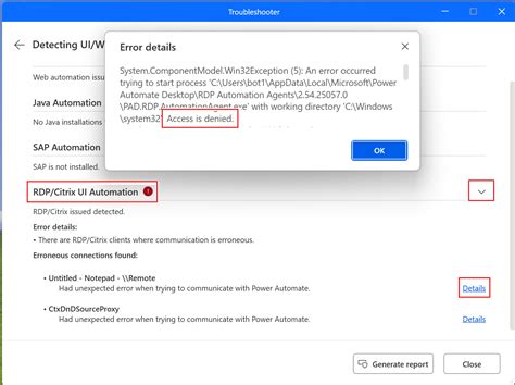 No Element Highlighted Or Error When Hovering Over UI Or Web Element
