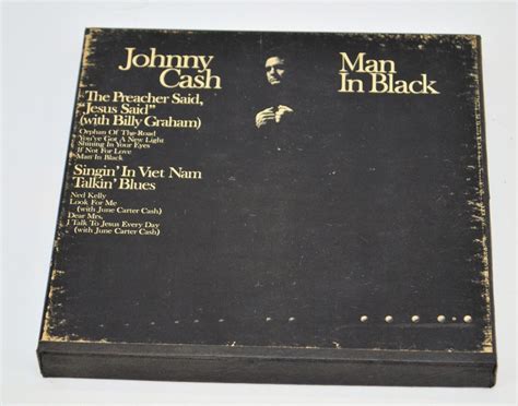 Johnny Cash The Man In Black Billy Graham Cr 30550 Reel To Reel Tested
