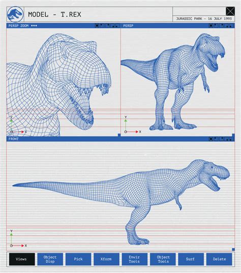Jp T Rex Model By Marco The Scorpion On Deviantart