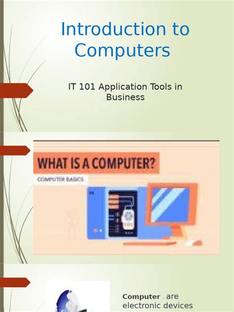 Lesson 1 Intro To Computer Pdf
