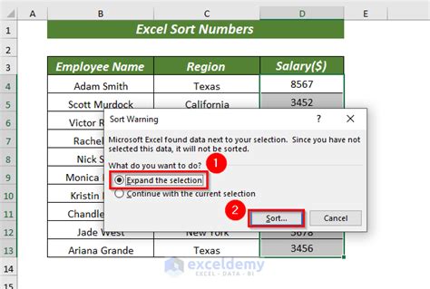 How To Sort Numbers In Excel Quick Ways ExcelDemy
