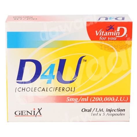 D4u Inj — Dawaai Uses Side Effect Price In Pakistan