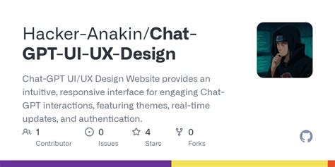 Github Hacker Anakin Chat Gpt Ui Ux Design