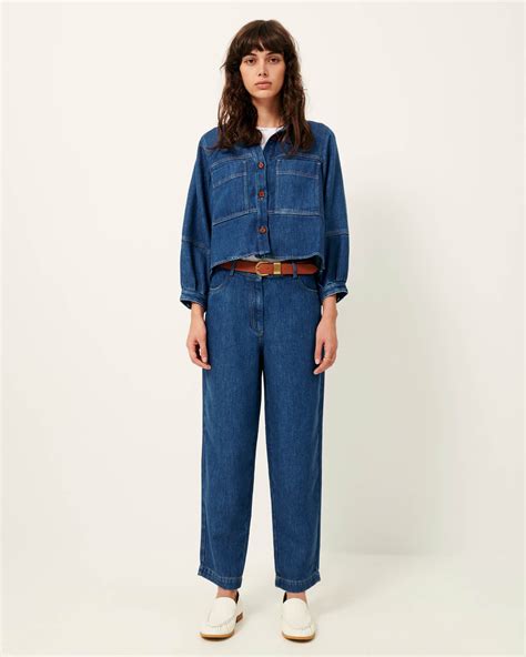 Nica Denim Blue Pants SessÙn Official Website