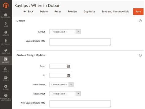 How To Configure Blog Design In Magento