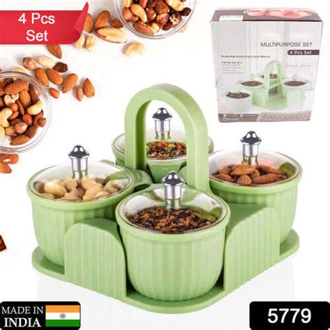 Multipurpose Jar Dryfruit Set Candy Chocolate Snacks Storag At Best Price In Rajkot Deodap