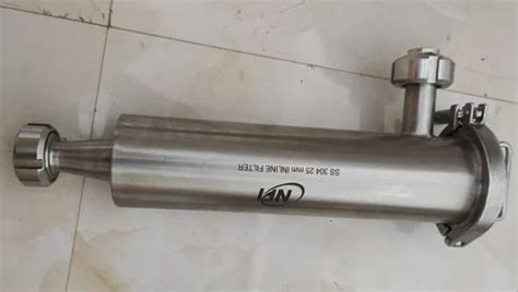 Ss Inline Filter Length 11 15 Inch Diameter 1 1 2 Inch At Rs 4100 Piece In Mumbai