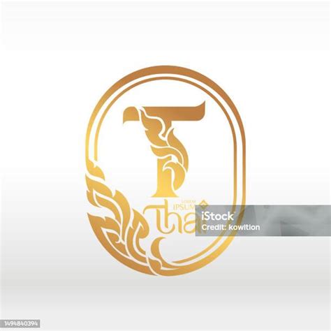 Concept Of Letter T Logotype Design Thai Art Style向量圖形及更多商標圖片 Istock