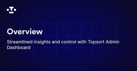 Welcome Topsort Documentation