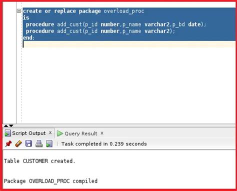 Overloading Subprograms With Procedures In Oracle Dot Net Tutorials