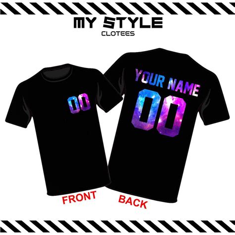 customize t shirt diy galaxy t shirt couple t shirt 星空衣服订制生日礼物 shopee