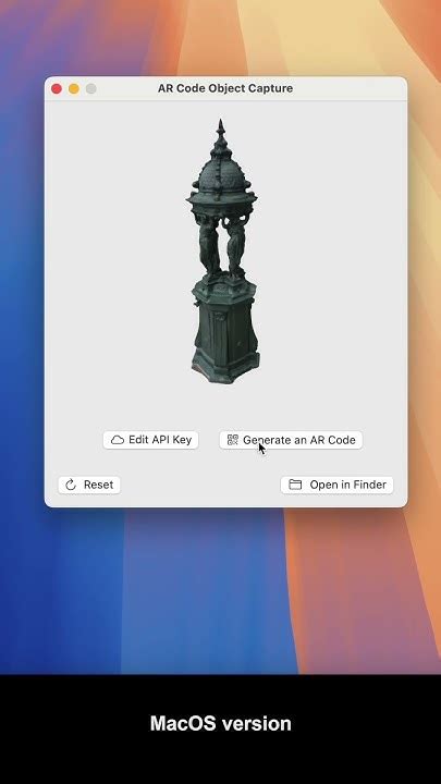 3d Scanning Photogrammetry On Macbook M Series Devices Ar Youtube