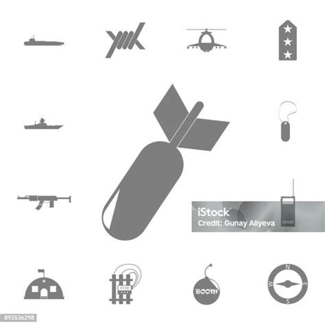 航空炸彈圖示設置軍事元素圖示品質圖形設計收集網站 網頁設計 移動應用的軍隊圖示向量圖形及更多侵略圖片 侵略 危險 器材 Istock