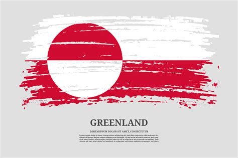 브러시 스트로크 효과와 정보 텍스트 포스터 벡터그린란드 플래그 0명에 대한 스톡 벡터 아트 및 기타 이미지 0명 공휴일 국가 관광명소 Istock