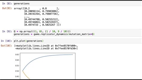 Using Python To Solve The Replicator Dynamics Equation With Nashpy