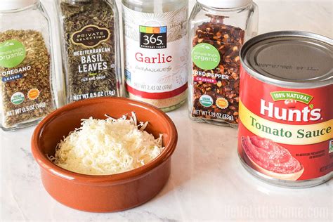 Easy Pizza Sauce No Cook Recipe Hello Little Home