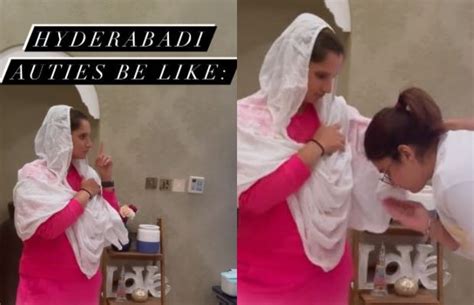 Sania Mirza Gives A Hyderabadi Twist To Viral Instagram Trend Touch It Oyeyeah