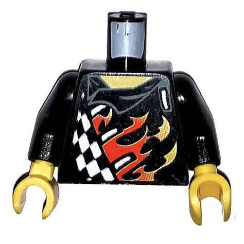 Lego Black World Racers Torso 973 76382 Brick Owl Lego Marketplace