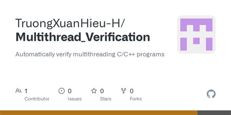Github Truongxuanhieu Hmultithreadverification Automatically