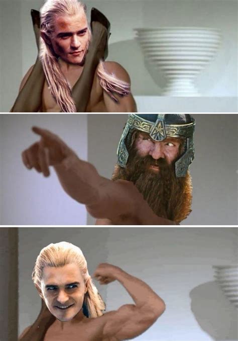 Legolas And Gimli Having A Good Time American Psycho Sex Scene Arm