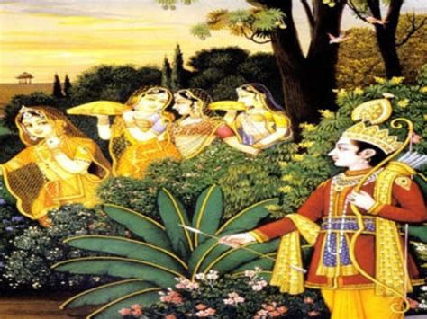 Aaj Ki Dharmik Kahani First Meeting Of Rama And Sita Flower Garden