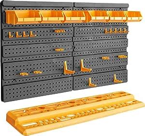 VidaXL Werkzeugwand Stapelboxen Lagerboxen Sichtlagerkasten