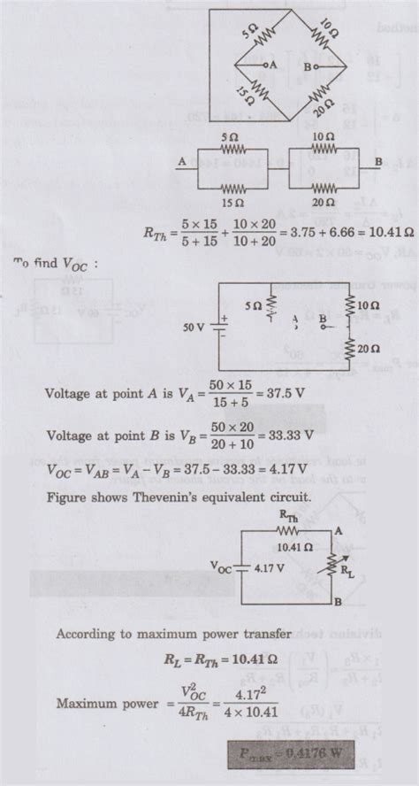 Maximum Power Transfer Theorem Statement Proof Circuit Diagram