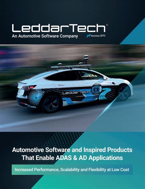 About LeddarTech Sensing And Perception Platforms For ADAS AD