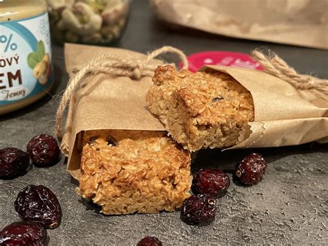 Recept na domácí Flapjack tyčinku bez cukru Dáme Ořech