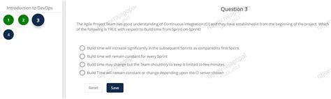 Solved Introduction To DevOps Question The Agile Chegg