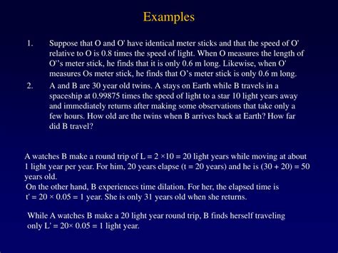 Ppt Special And General Relativity Powerpoint Presentation Free