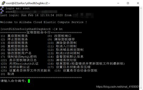 云服务器宝塔面板的安装宝塔安装代码 Csdn博客
